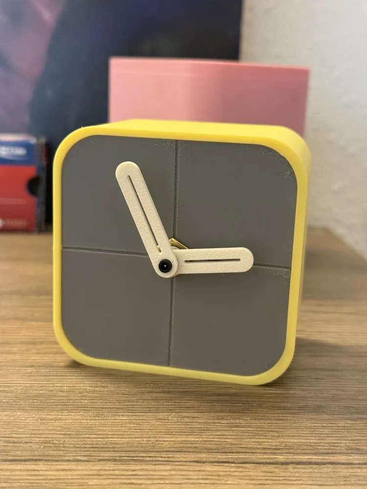 Modular Retro Cube Clock – Mix & Match Your Style! - Free 3D Print ...