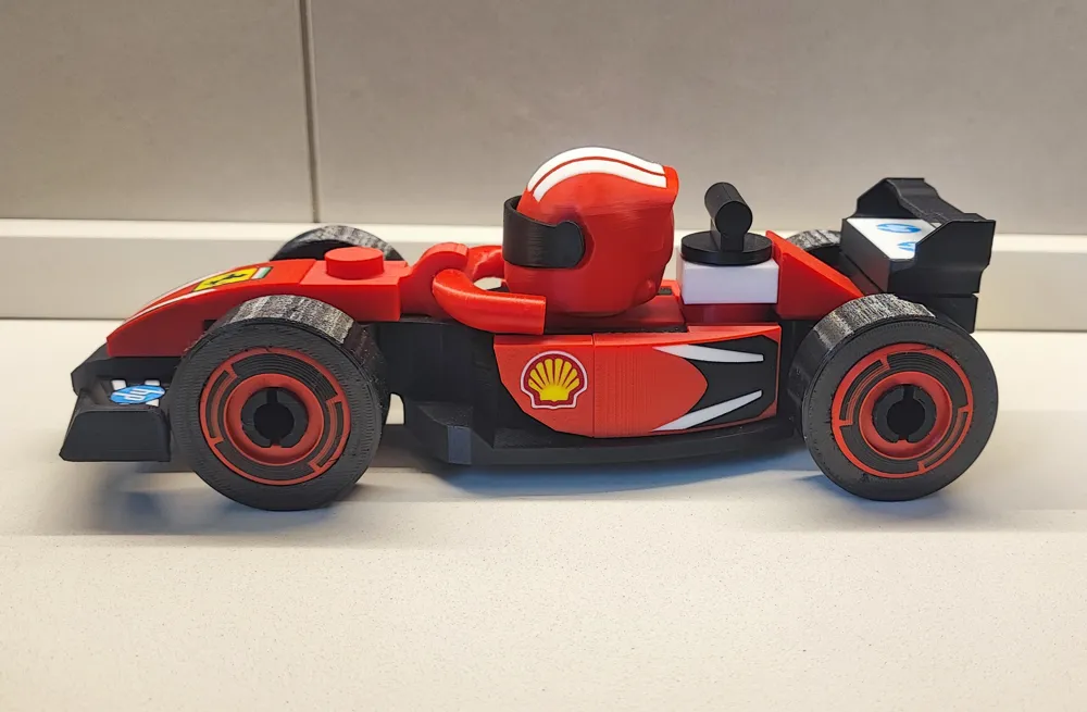 F1 Brick Ferrari – Deluxe 300% PLUS - Free 3D Print Model - MakerWorld