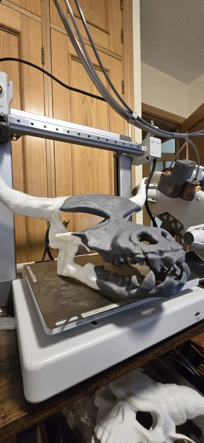 Demon dog skull mask by Fancraft Forge - MakerWorld