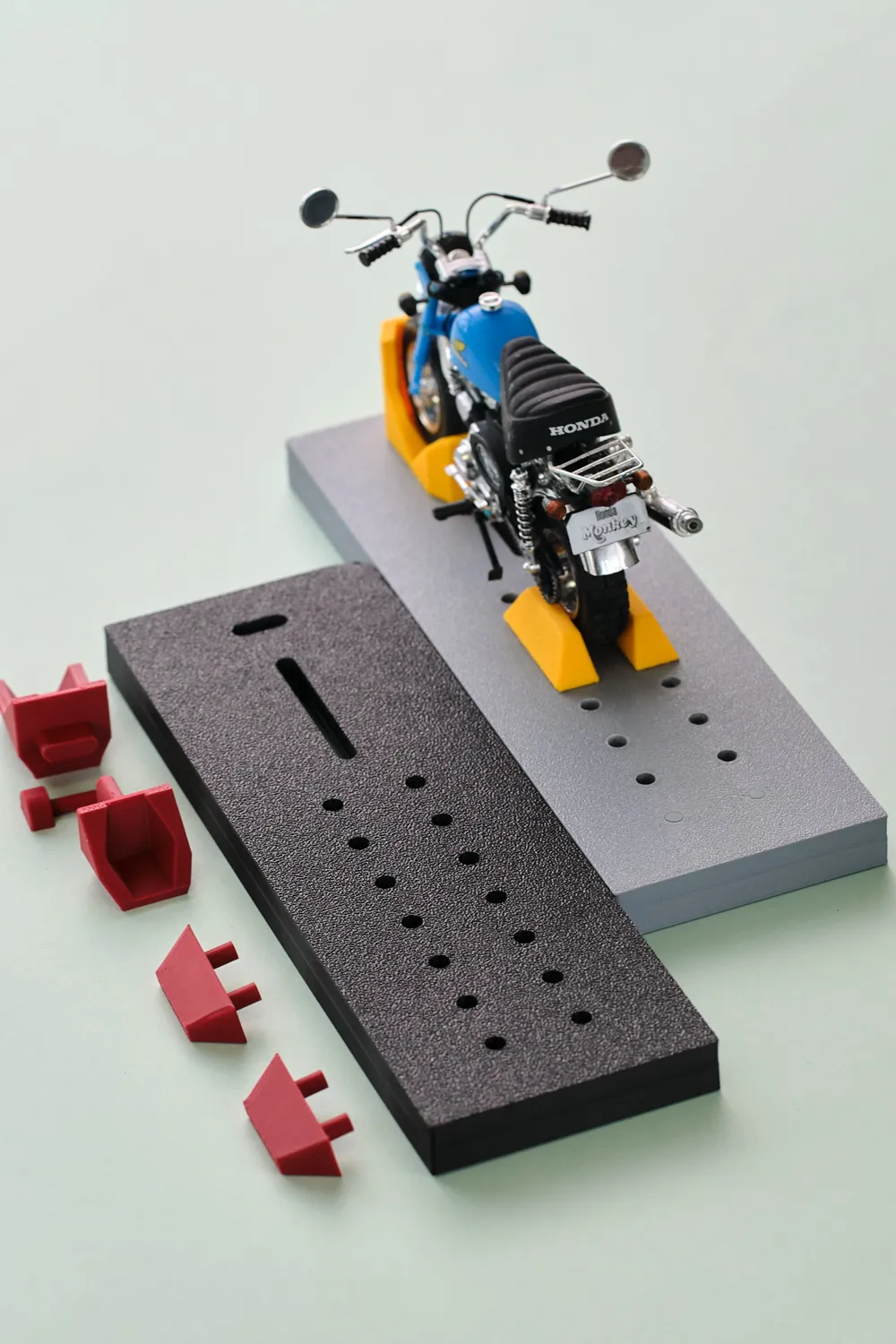 1:12 Scale Motorcycle Model Stand/Production Base (Glue-Free ...
