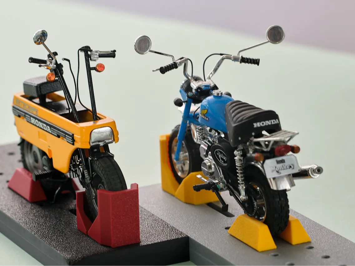 1:12 Scale Motorcycle Model Stand/Production Base (Glue-Free ...