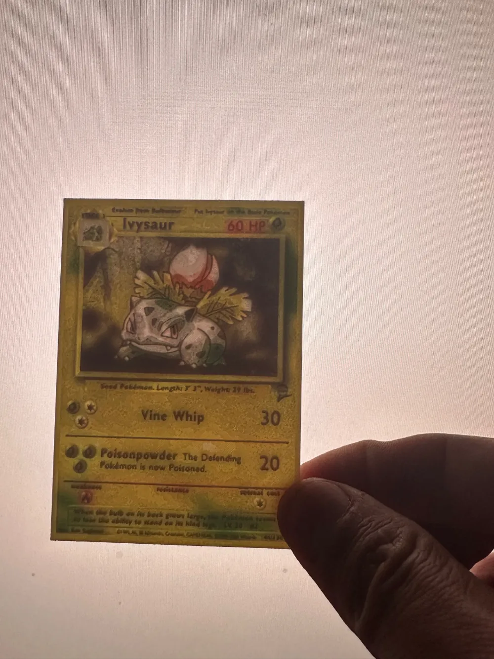 Ivysaur Pokemon Card Lithophane by thatguy08 - MakerWorld