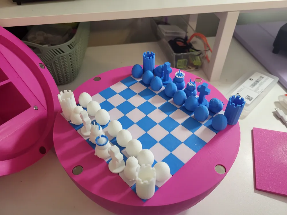 Easter Egg Chess Set by Inu Ai - MakerWorld