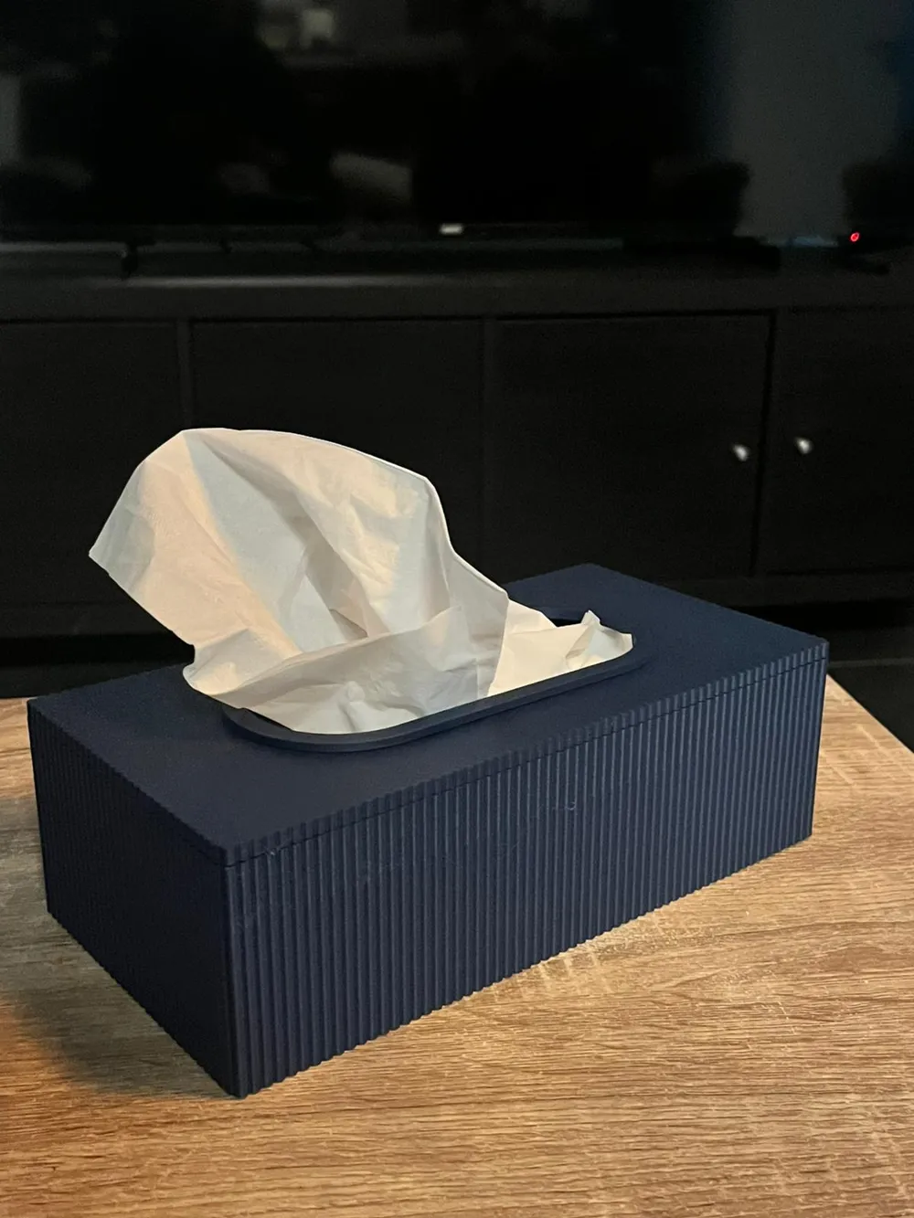 Modern Ribbed Tissue Box - 2 options - Free 3D Print Model - MakerWorld