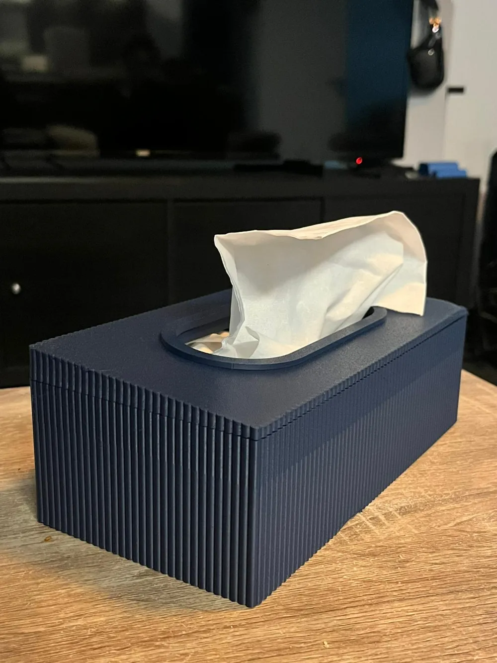 Modern Ribbed Tissue Box - 2 options - Free 3D Print Model - MakerWorld