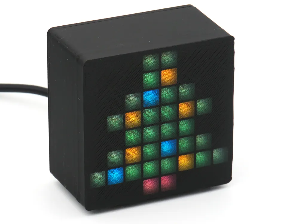 8x8 RGB LED Matrix Display with Raspberry Pi Pico by BlackHawk ...