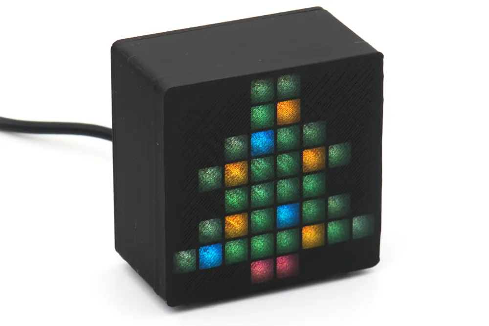 8x8 RGB LED Matrix Display with Raspberry Pi Pico by BlackHawk ...