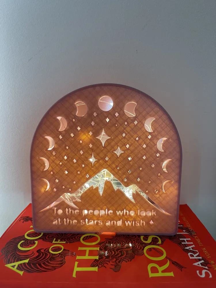 ACOTAR - Inspired Light Display / Book Nook by Pages & Projects ...