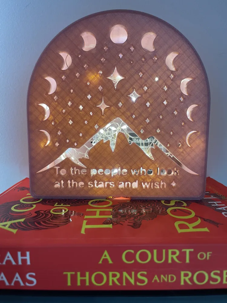 ACOTAR - Inspired Light Display / Book Nook by Pages & Projects ...