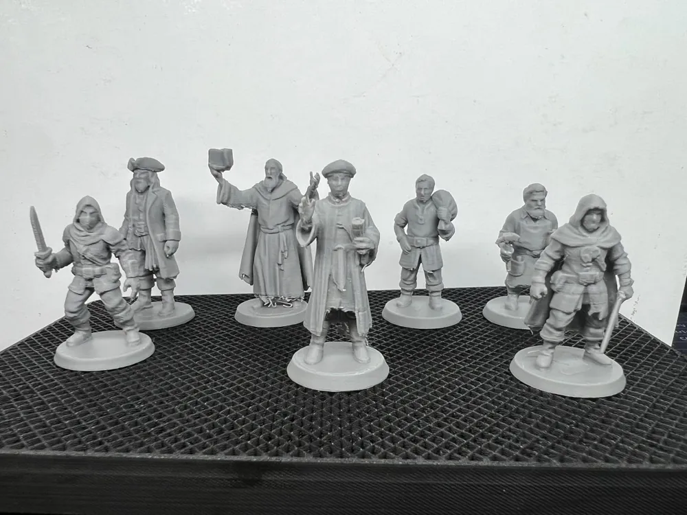 Dungeon Trophy – NPCs Miniatures Pack Vol. 2 - Free 3D Print Model ...