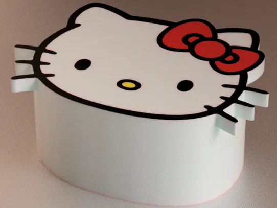 Hello Kitty Cute Box by Vincentbcd MakerWorld: Download Free 3D Models