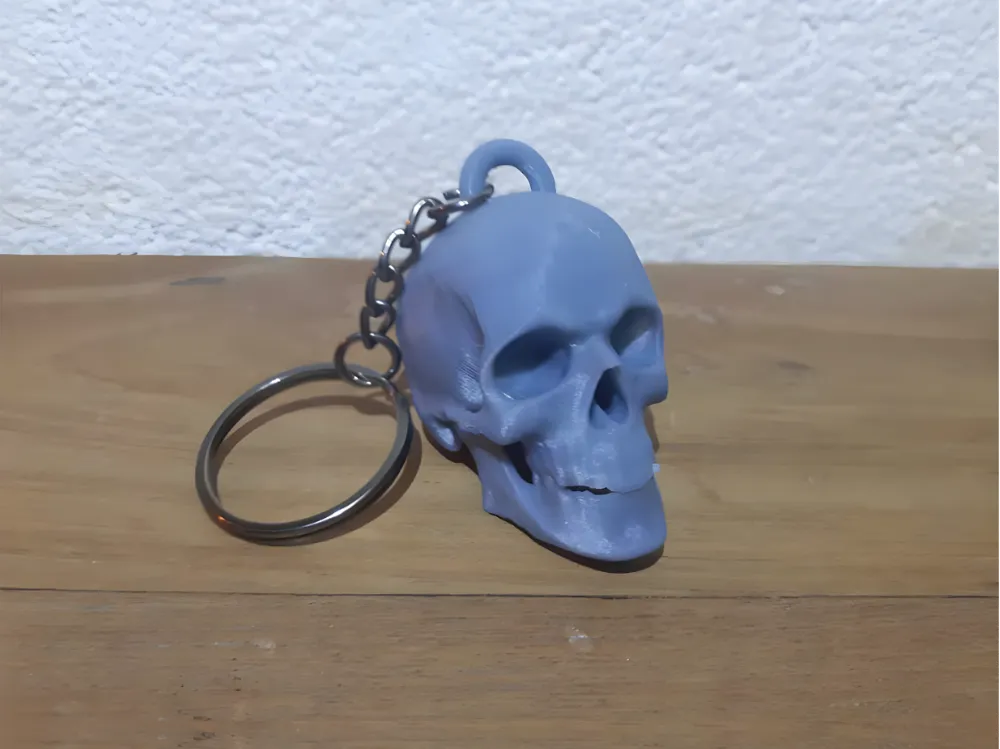 Skull Keychain - Free 3D Print Model - MakerWorld