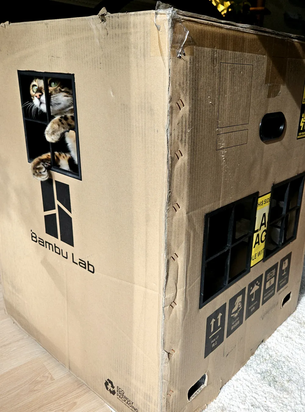 CatBox ― どんなダンボール箱も猫ハウスに by bovineblitz MakerWorld：無料3Dモデルをダウンロード