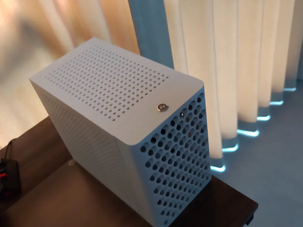 Mac-style Workstation ITX Case Vertical Inverted V1.0 - Free 3D Print ...