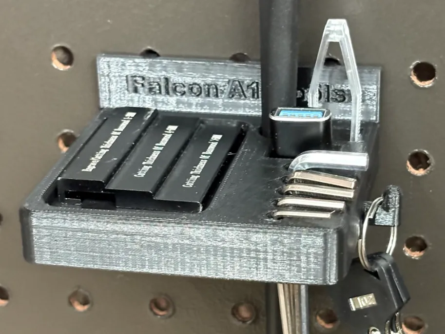 Pegboard Tool Tray for Creality Falcon A1 - Free 3D Print Model ...