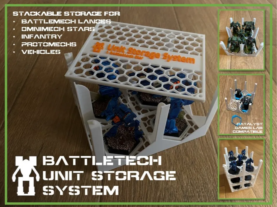 BattleTech - Unit Storage System (All Files) by zzv347 MakerWorld ...