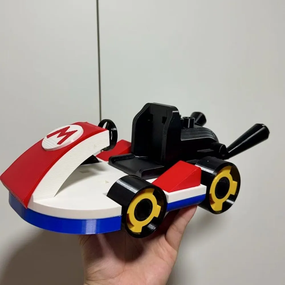 Mario Kart, movable wheels, multi-color printing, no AMS required by ...