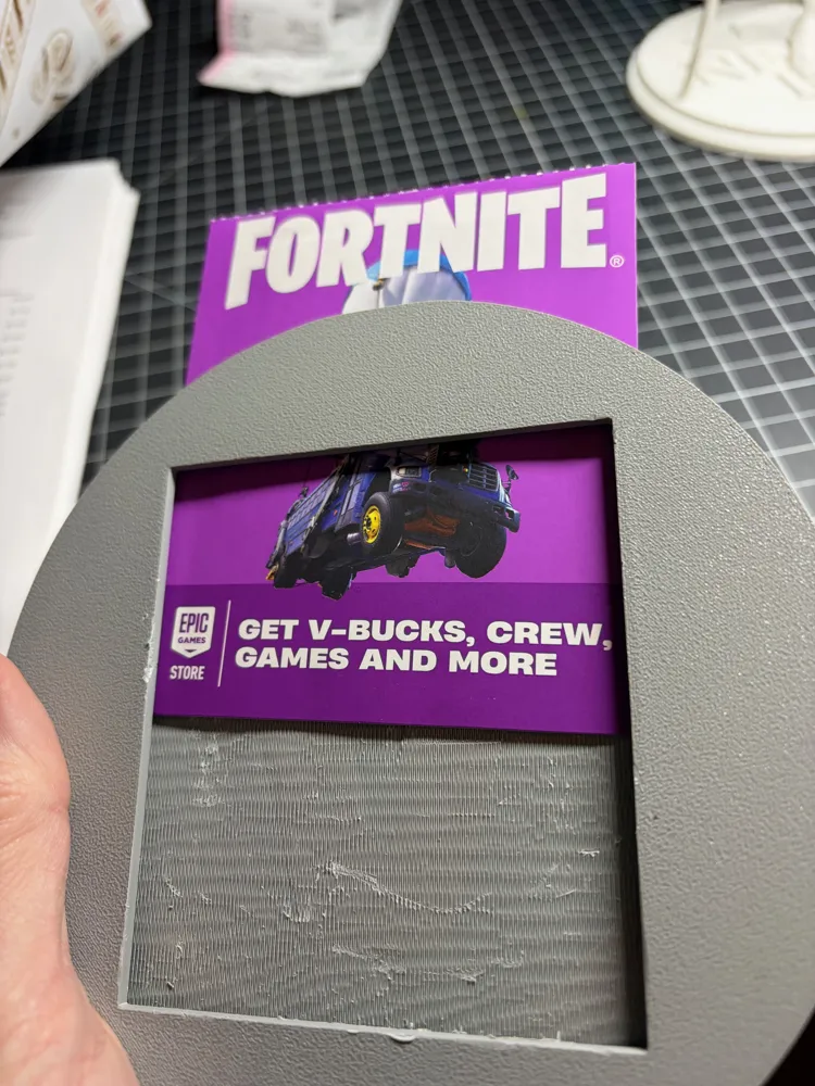 portatarjetas de regalo de fortnite v-bucks - Modelo de impresión 3D ...