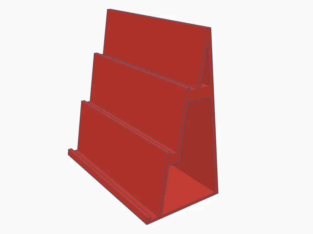 3x2 Card Stand Display - Free 3D Print Model - MakerWorld