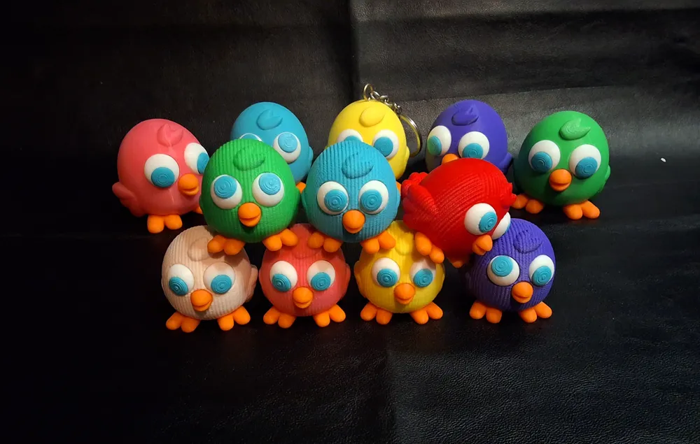 Winky junior the happy chick knitted version by Valkyrie Forge - MakerWorld