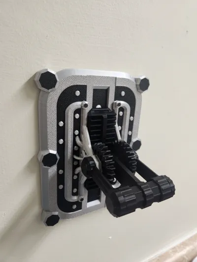 MECHANICAL ROCKER LIGHT SWITCH COVER by BEN 3D MakerWorld: Download ...
