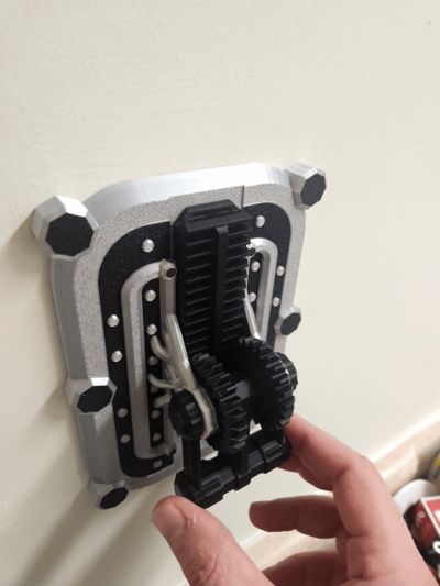 MECHANICAL ROCKER LIGHT SWITCH COVER - Free 3D Print Model - MakerWorld