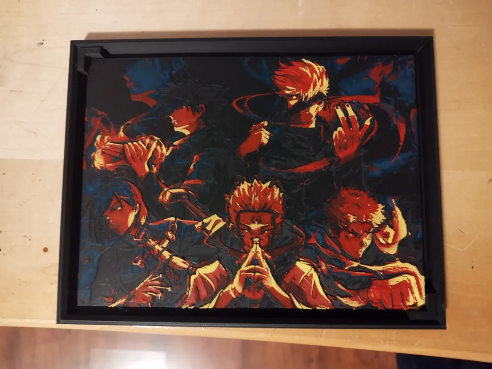 Jujutsu Kaisen_200x150 Frame Remixed by Fricoure - MakerWorld