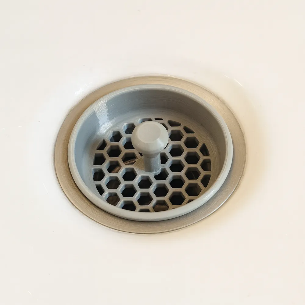 Honeycomb Sink Strainer – Lightweight 3D Print - Free 3D Print Model ...