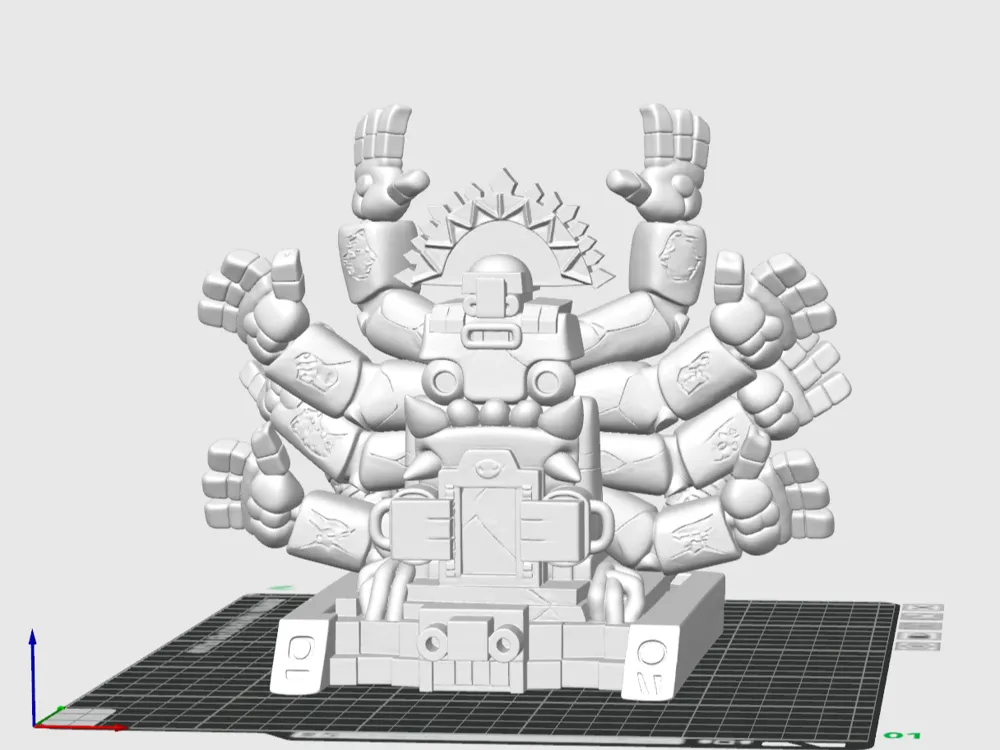 statue of the Boss Zakum from MapleStory - Free 3D Print Model - MakerWorld
