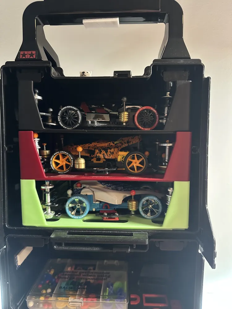 Mini 4WD PitBox Tray by Davide MakerWorld: Download Free 3D Models