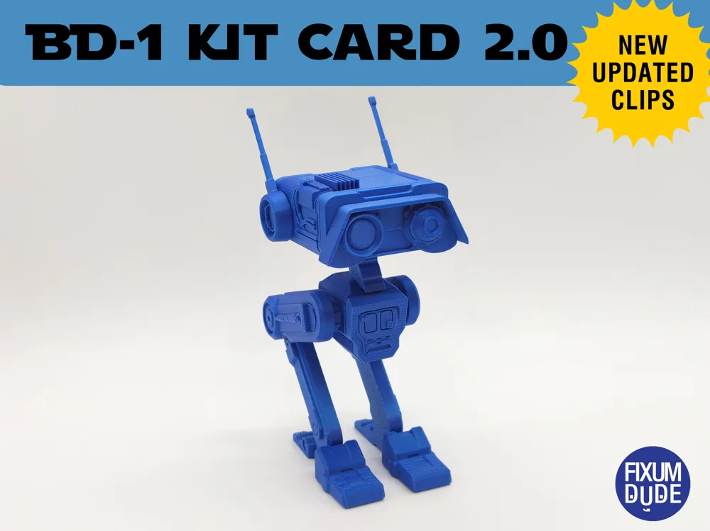 BD-1 Droid Kit Card 2.0 - Free 3D Print Model - MakerWorld
