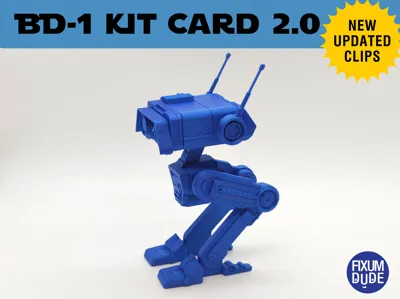 BD-1 Droid Kit Card 2.0 - Free 3D Print Model - MakerWorld