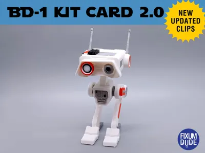 BD-1 Droid Kit Card 2.0 - Free 3D Print Model - MakerWorld