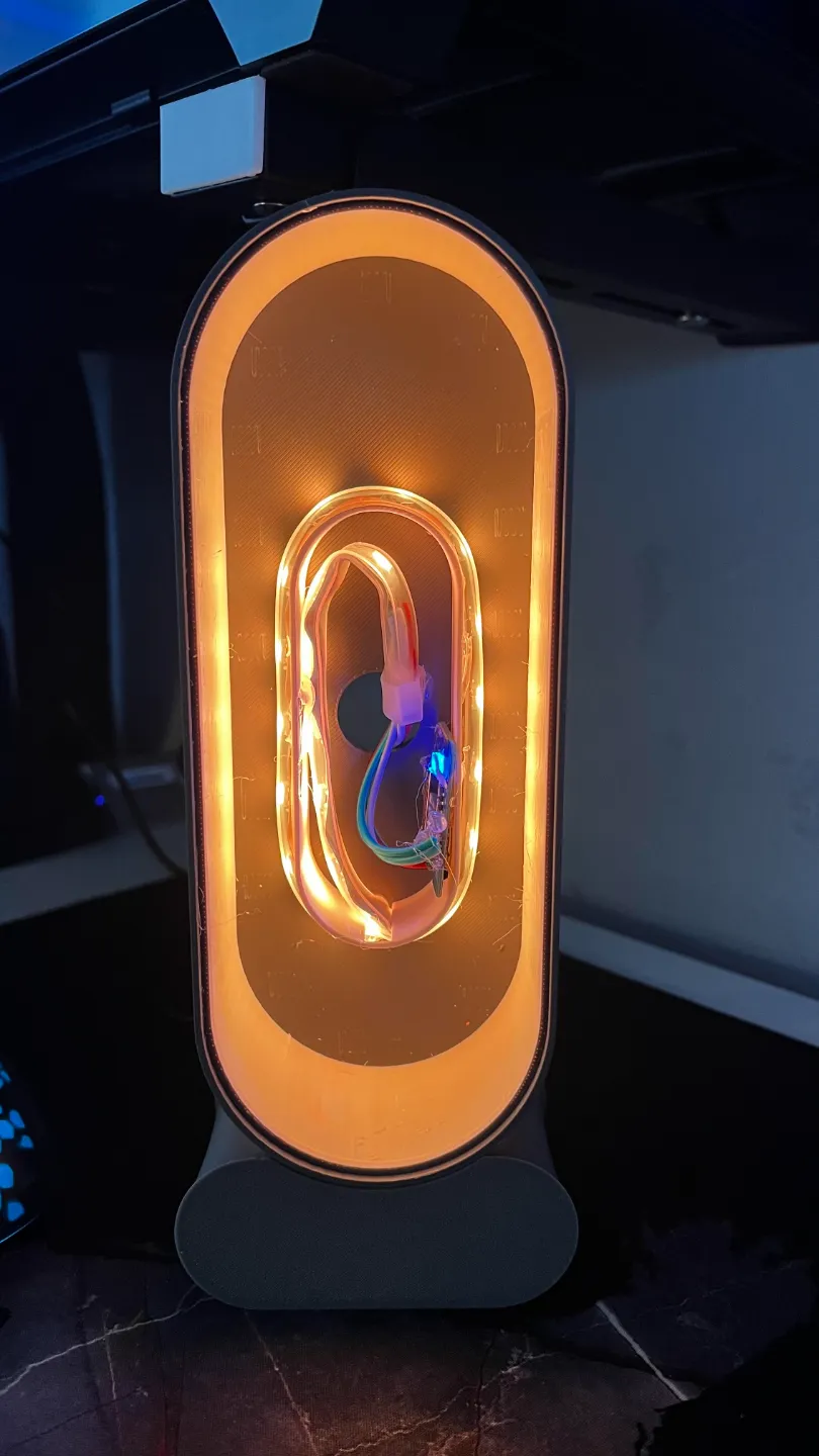 耳机支架灯箱，可更换前面板 来自 P3D Design - MakerWorld