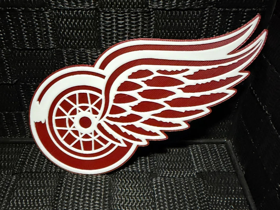 Logo de los Detroit Redwings - Hueforge - Modelo de impresión 3D ...