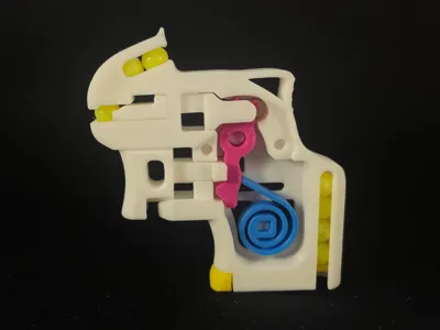 BB Gun 2.0 | fully printed | shoots over 5m! by PeliX3D MakerWorld ...