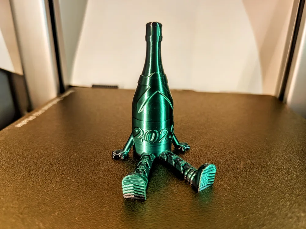 Happy New Year Bottle articulated by 3Dudek MakerWorld: Download Free ...