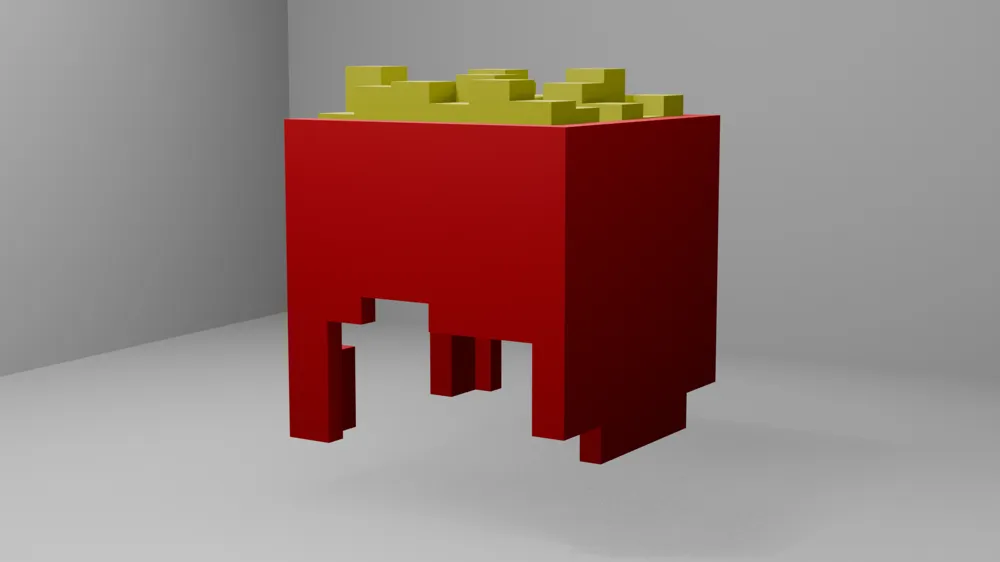 Minecraft McDonald's Fries Helmet by Arsen MakerWorld: Download Free 3D ...