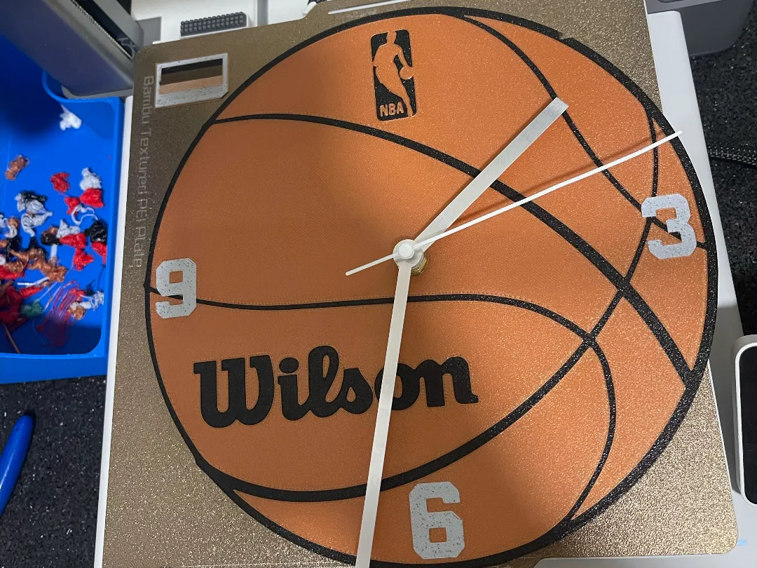 NBA Clock - Free 3D Print Model - MakerWorld