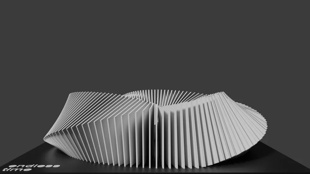 endless time - möbius strip - Free 3D Print Model - MakerWorld