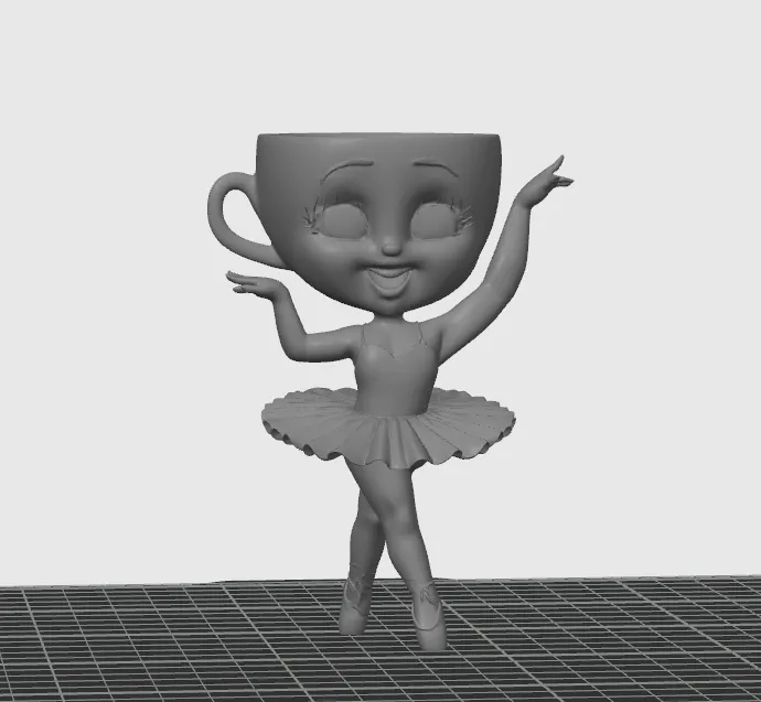 Ballerina Cappuccina Chibi - Brainrot by ThorLab Creations MakerWorld ...