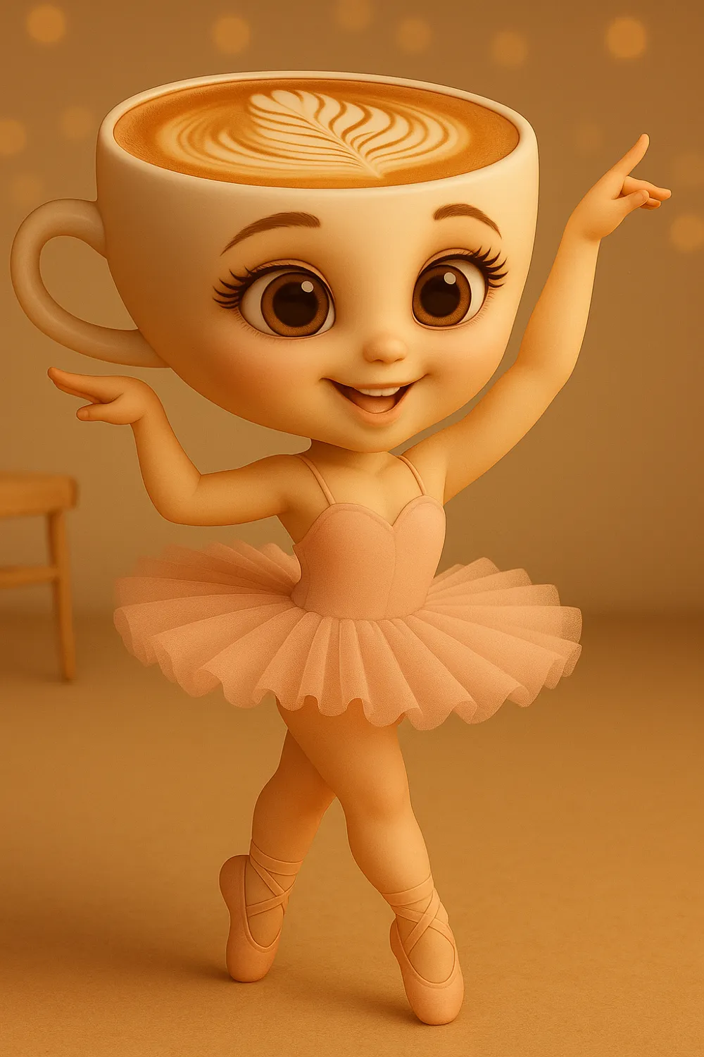 Ballerina Cappuccina Chibi - Brainrot by ThorLab Creations MakerWorld ...