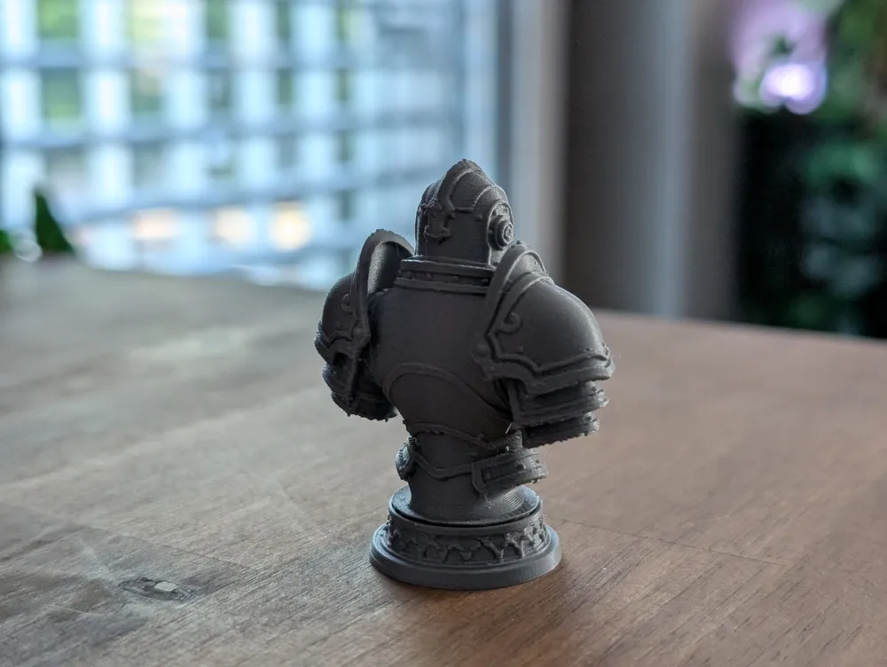 Armored Knight Bust Statue - Free 3D Print Model - MakerWorld