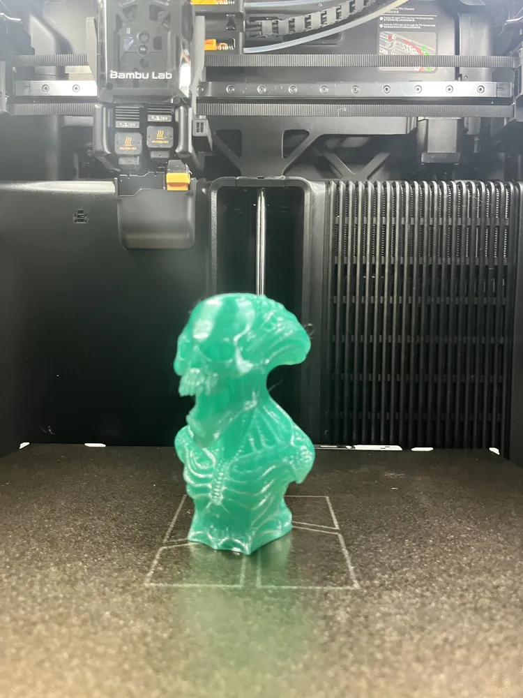 skull of alien - Free 3D Print Model - MakerWorld