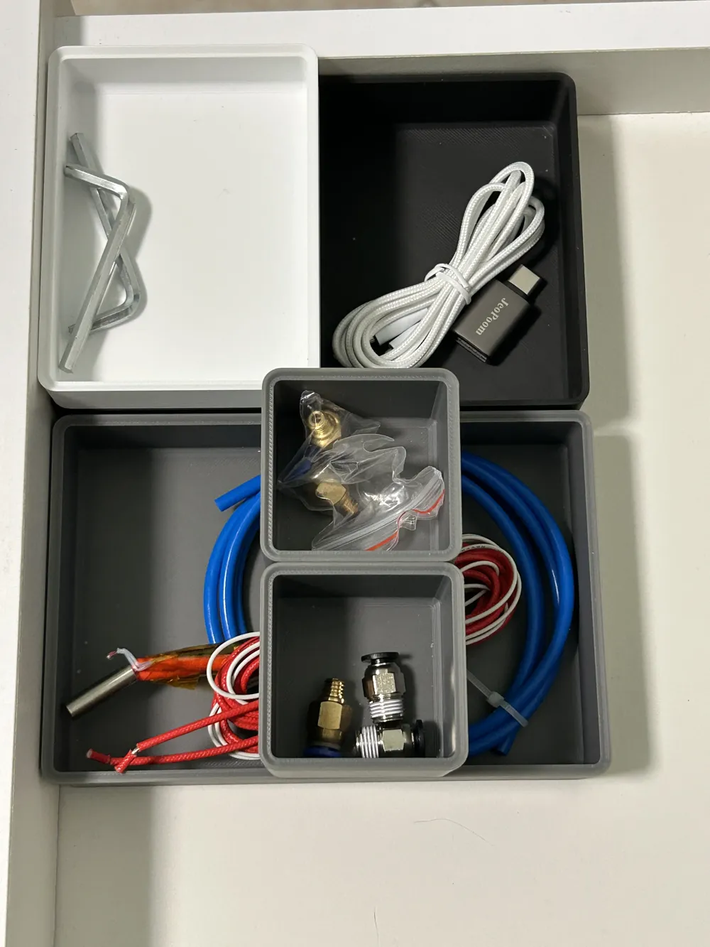 Fully parametric stackable drawer organizer - Free 3D Print Model ...