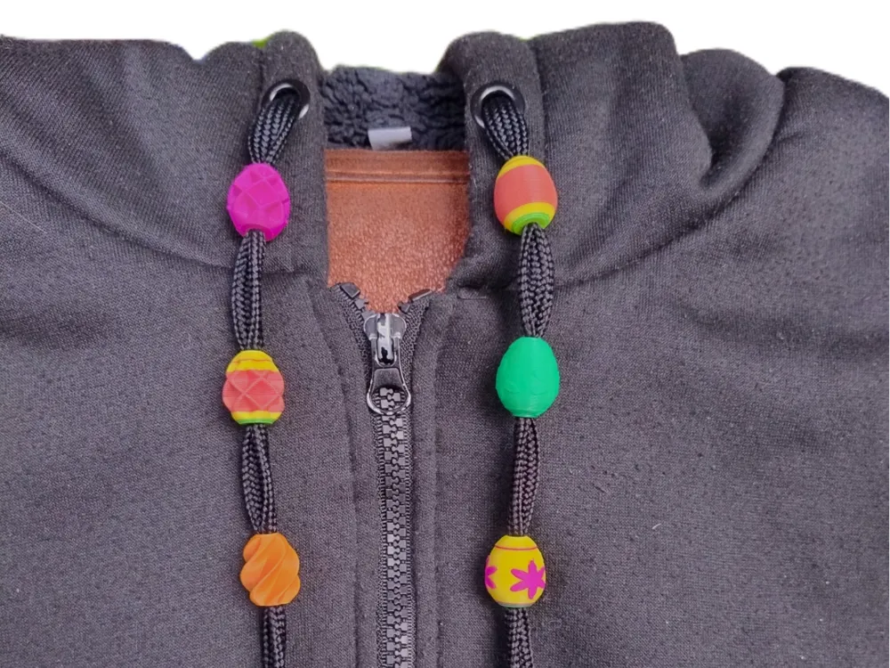 Easter Egg Drawstring Beads by Alwyn - MakerWorld