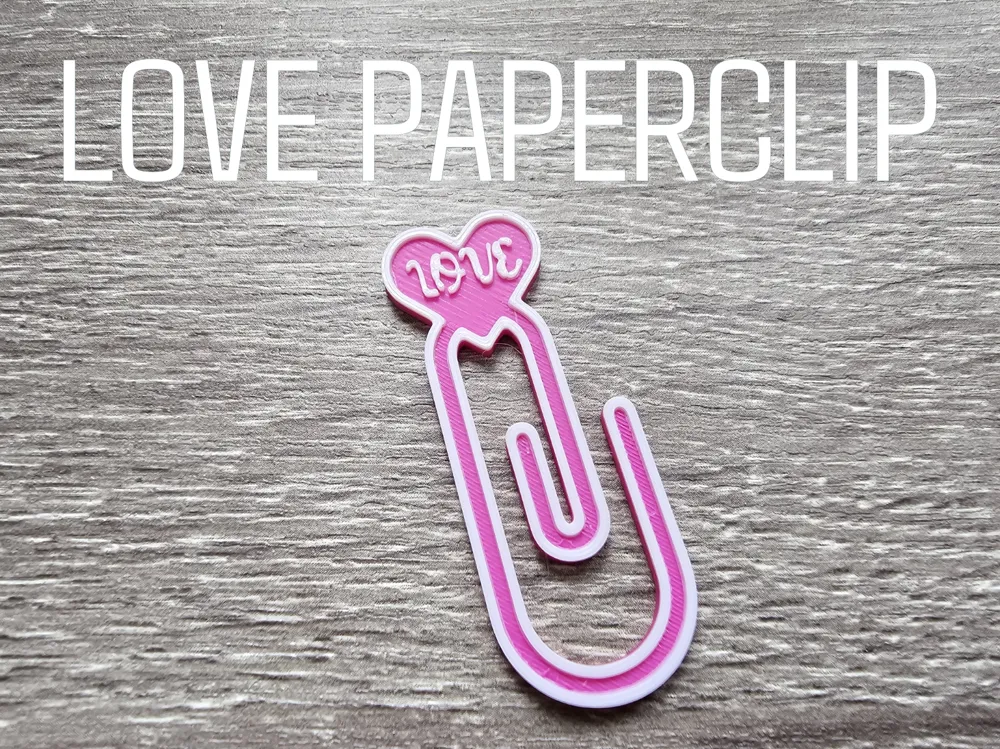 Heart paperclip by CoNcLuZiOn - MakerWorld
