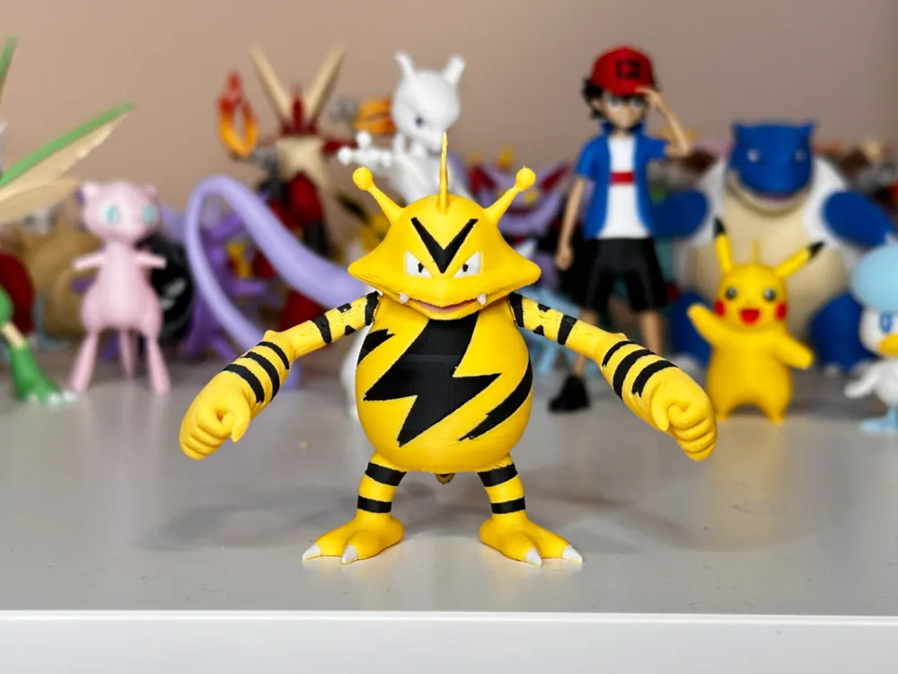 Electabuzz (Pokemon) Multipart 63mm tall by LC.Figure - MakerWorld