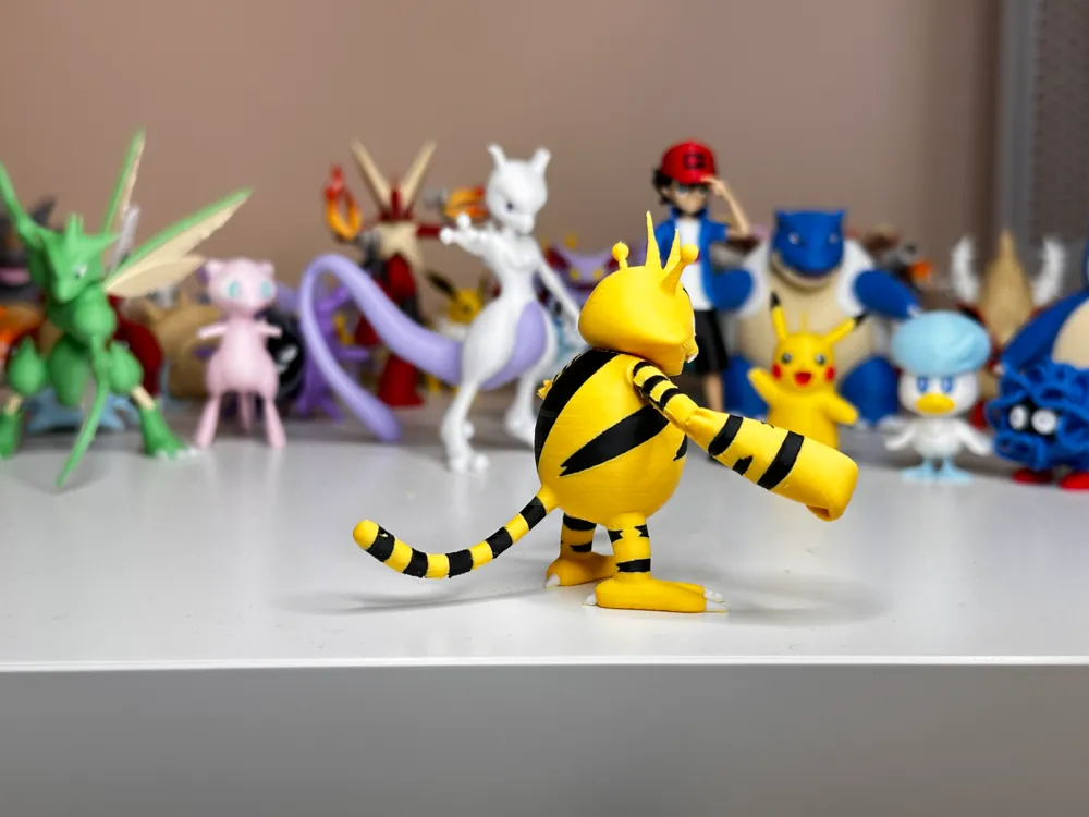 Electabuzz (Pokemon) Multipart 63mm tall by LC.Figure - MakerWorld