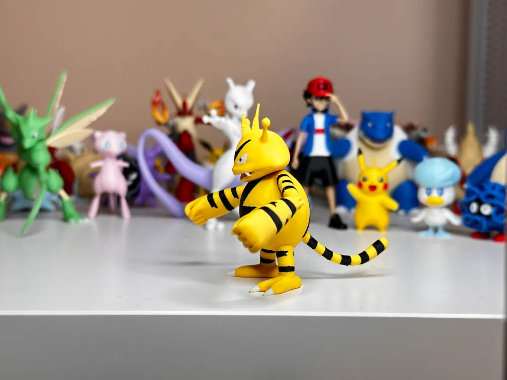 Electabuzz (Pokemon) Multipart 63mm tall by LC.Figure - MakerWorld